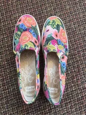 Rifle Paper Co. | Shoes | Keds Rifle Paper Co Slipon Platform Sneakers ...